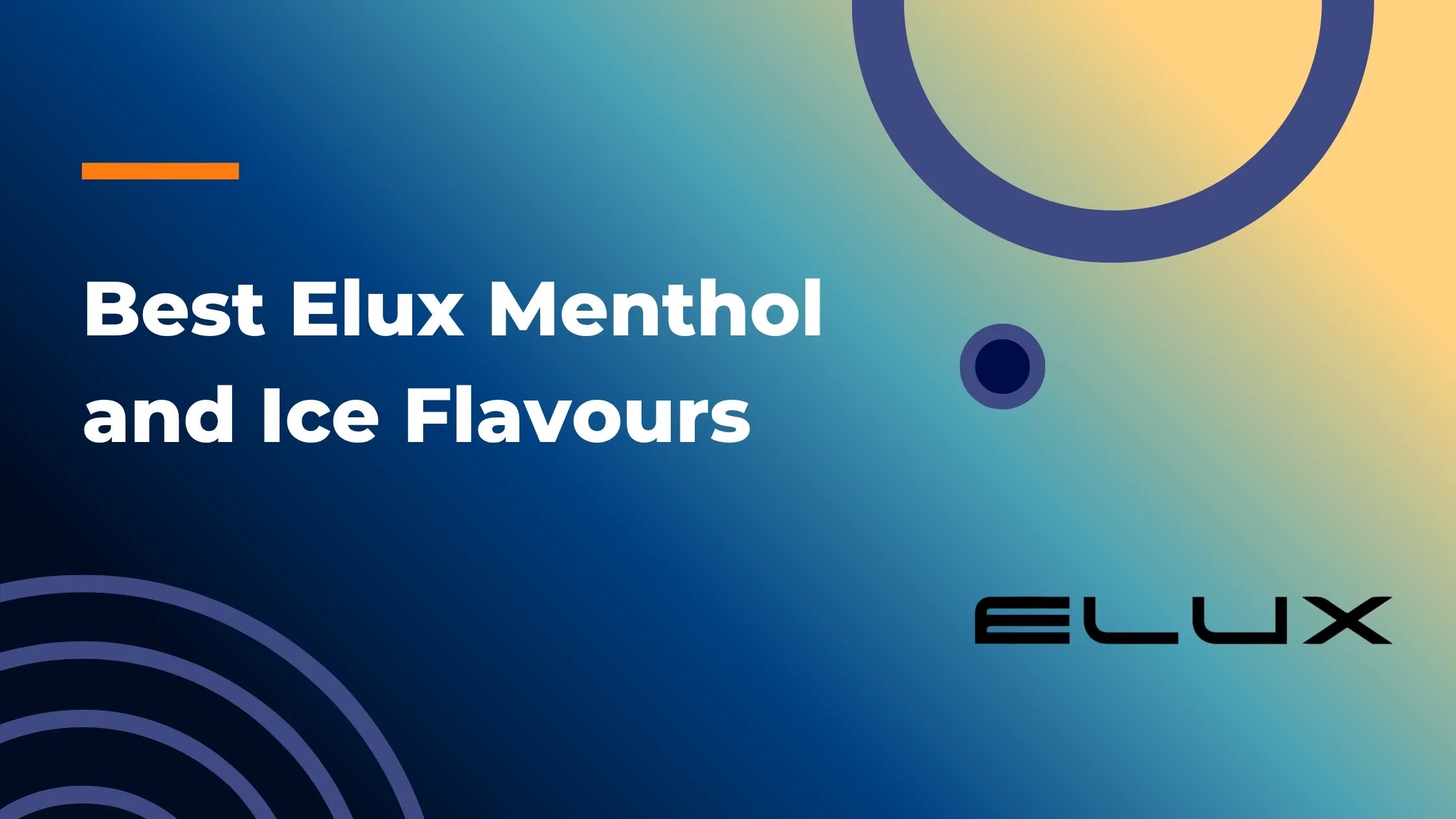 Best Elux Menthol and Ice Flavours – UK Vape Supply Ltd.